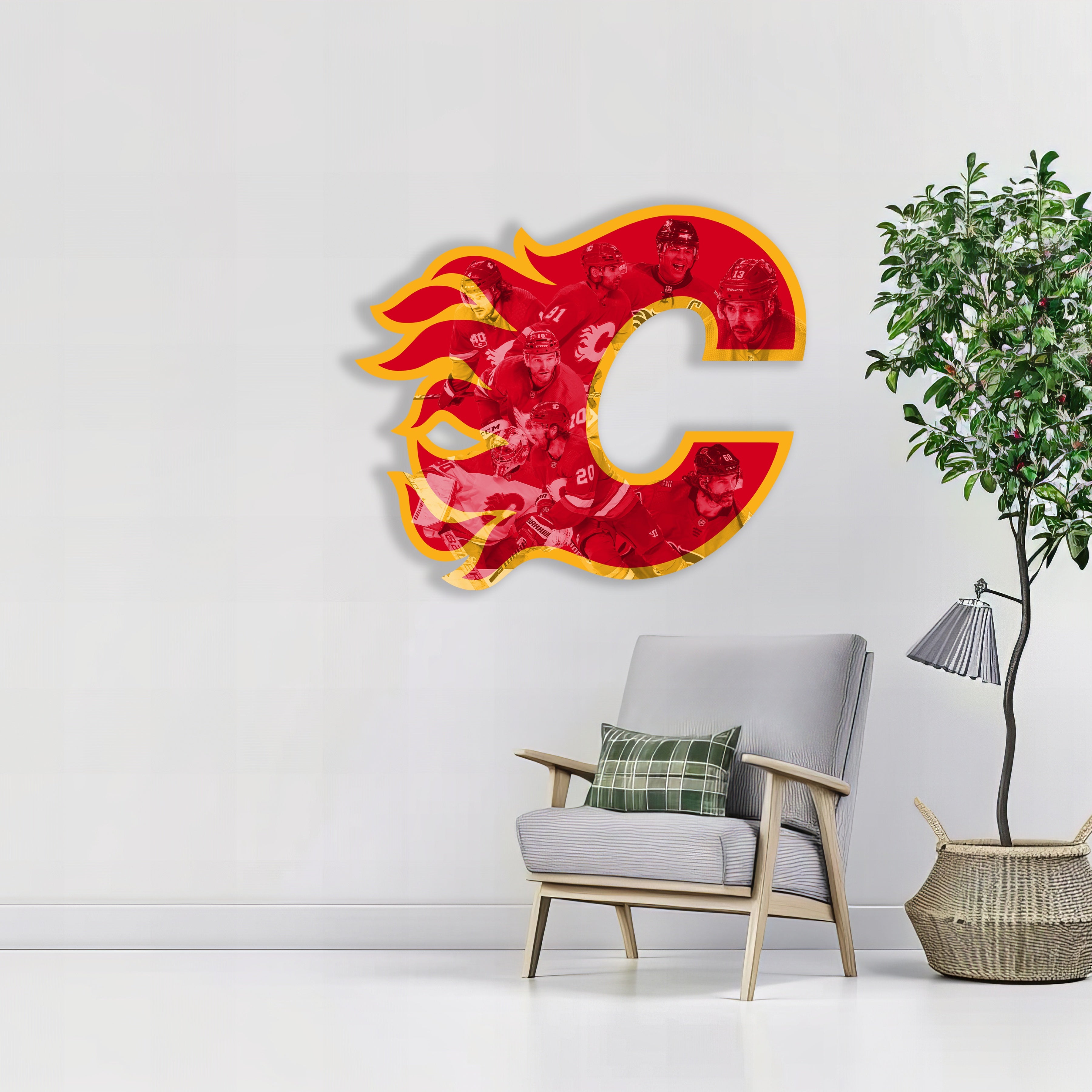 Luminous poster Calgary Flames – QueenPosters