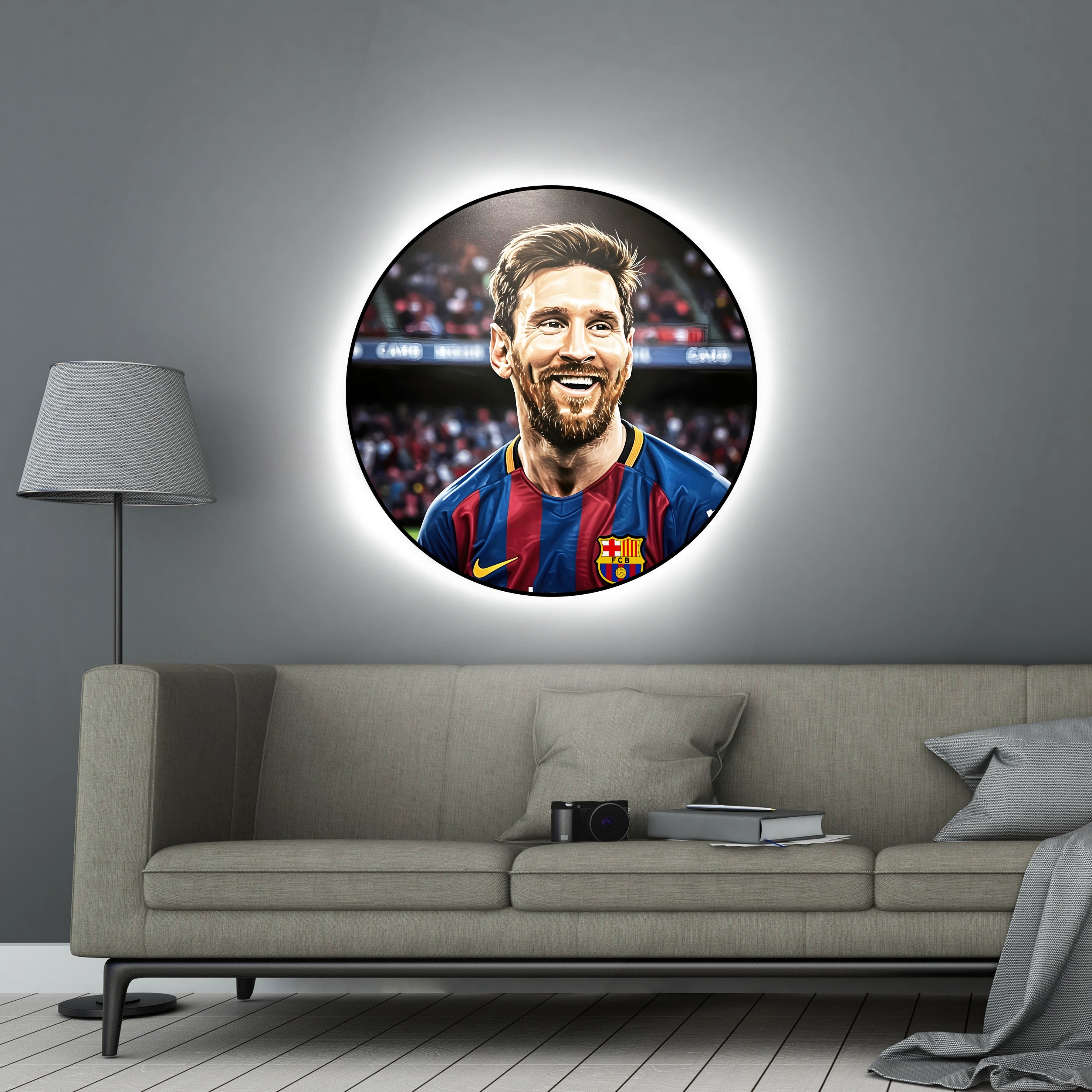 Luminous poster - Lionel Messi – QueenPosters