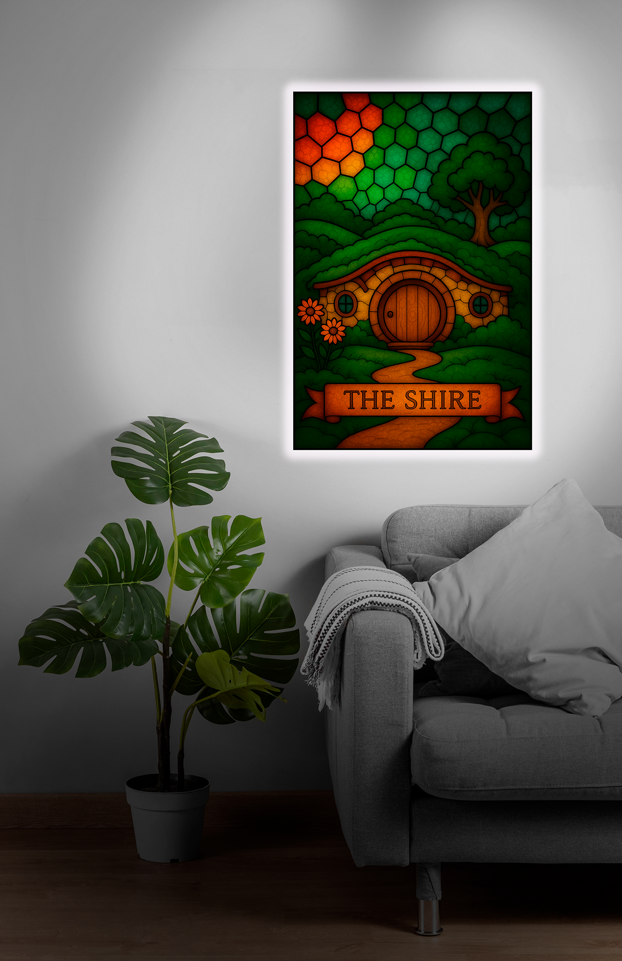 Luminous poster The Shire Glass – QueenPosters