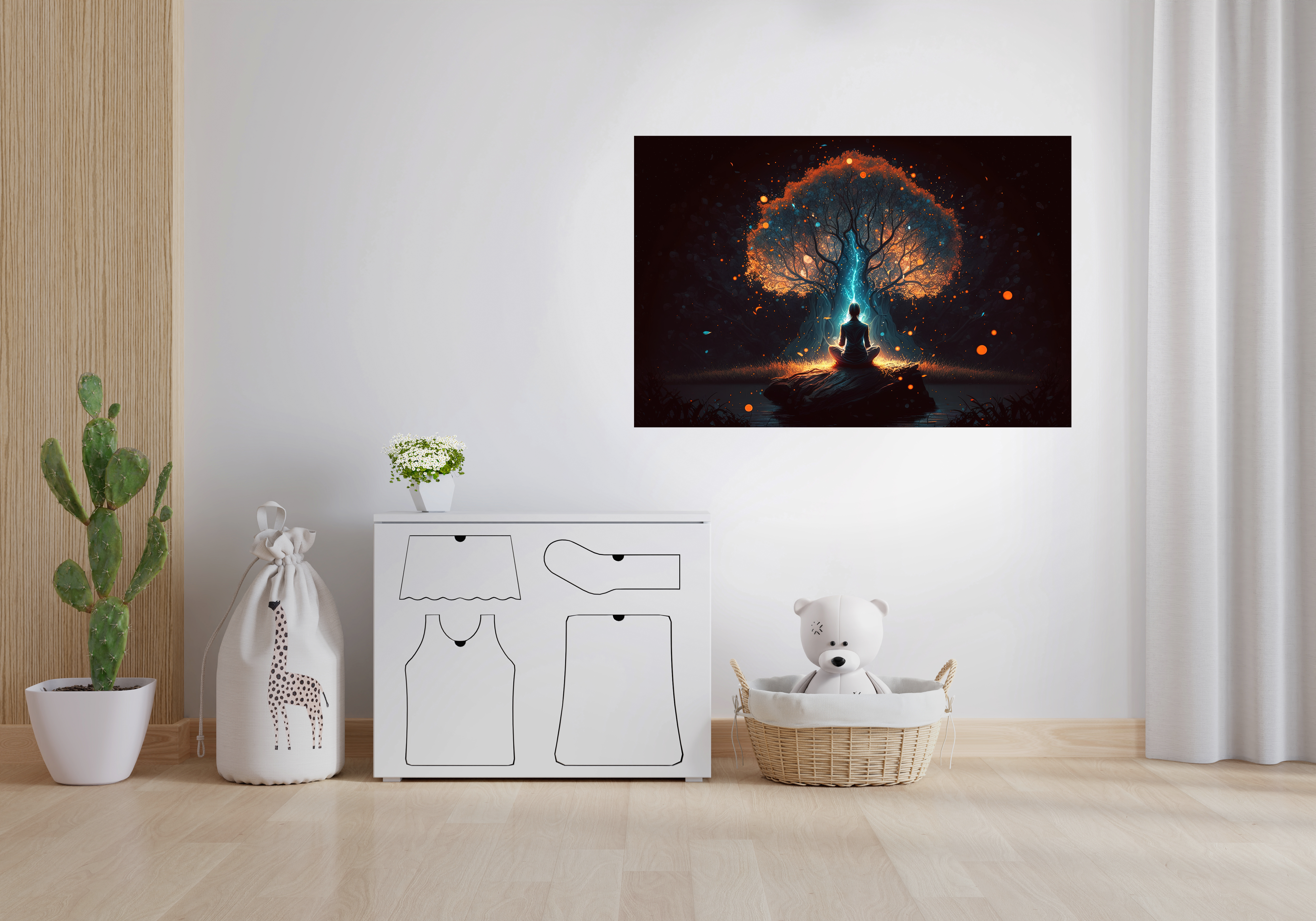 Luminous poster Tree of Perun – QueenPosters